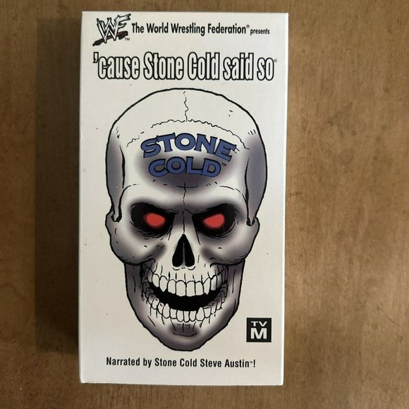 Media | Wwf Cause Stone Cold Said So Vhs 1998 | Poshmark